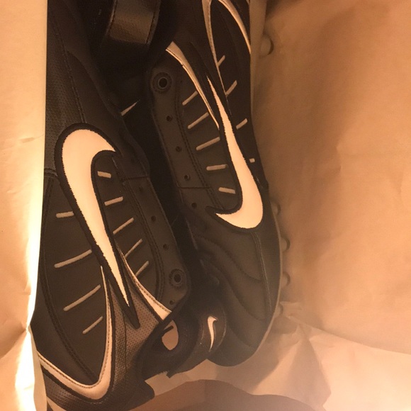 Nike | Shoes | New In Box Nike Air Zoom Super Bad Football Cleats Black ...